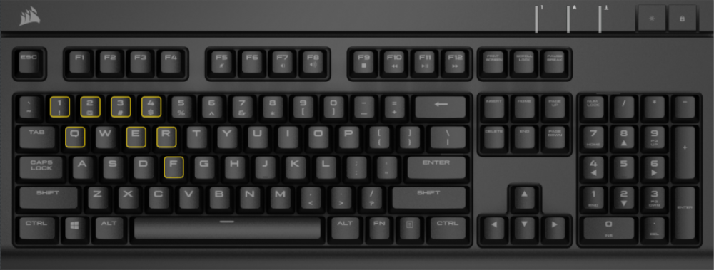 WOTLK: Fury Warrior keybinds