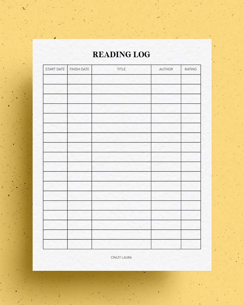 Creating a Log: Even for the smallest task