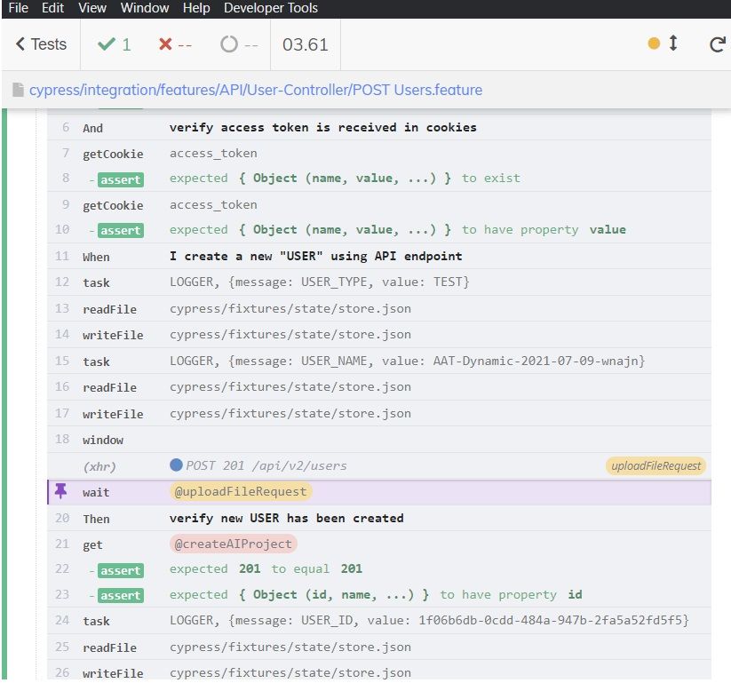 Uploading A JSON File Using API Cypress io shorts 