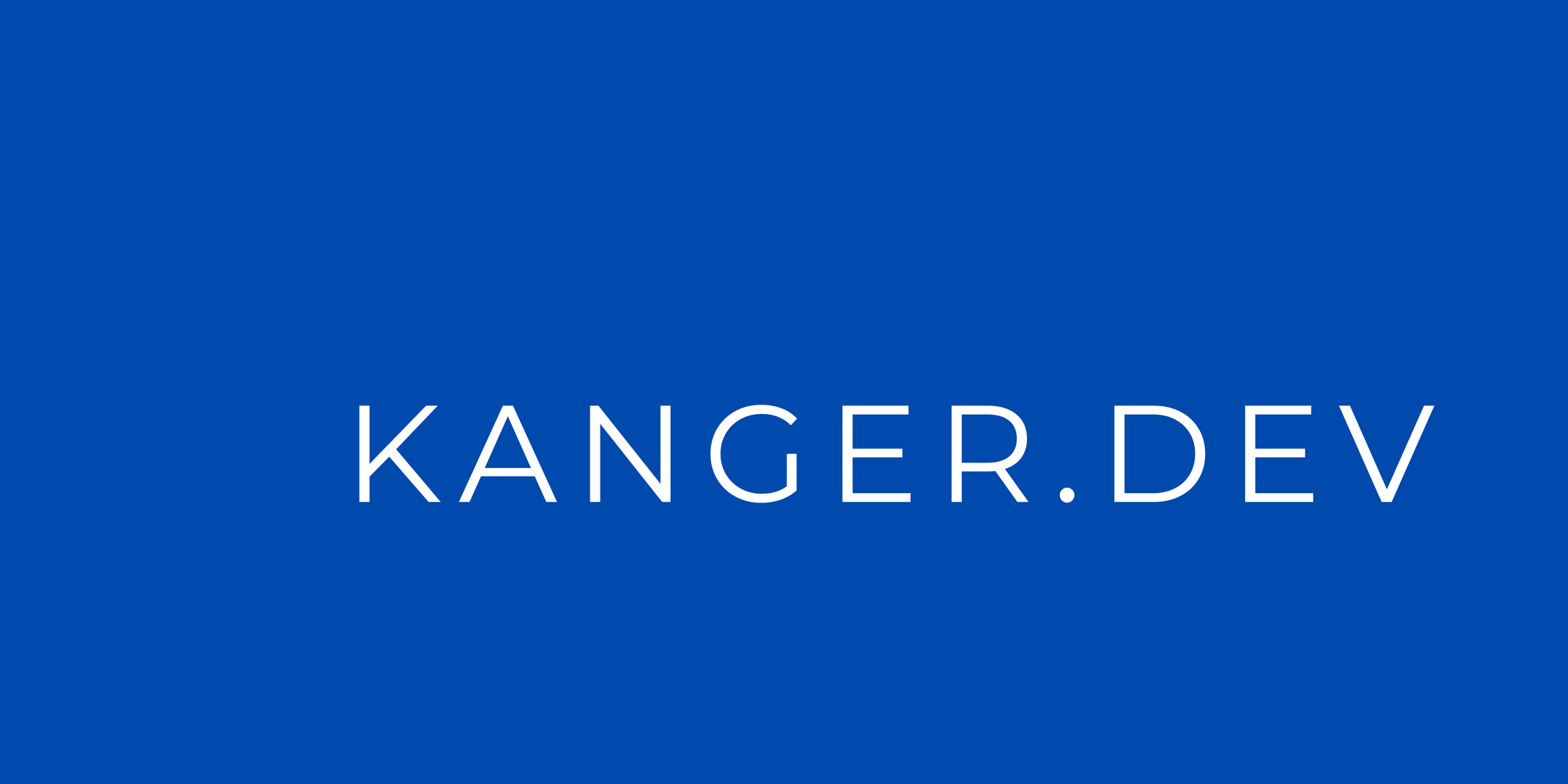 kanger.dev — caffeinate y/our efforts